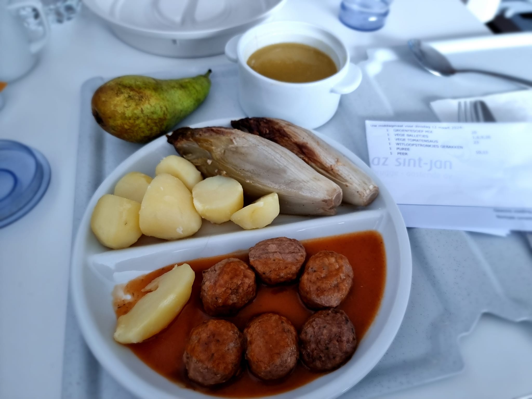 Vegan food in hospital – Crip HumAnimal